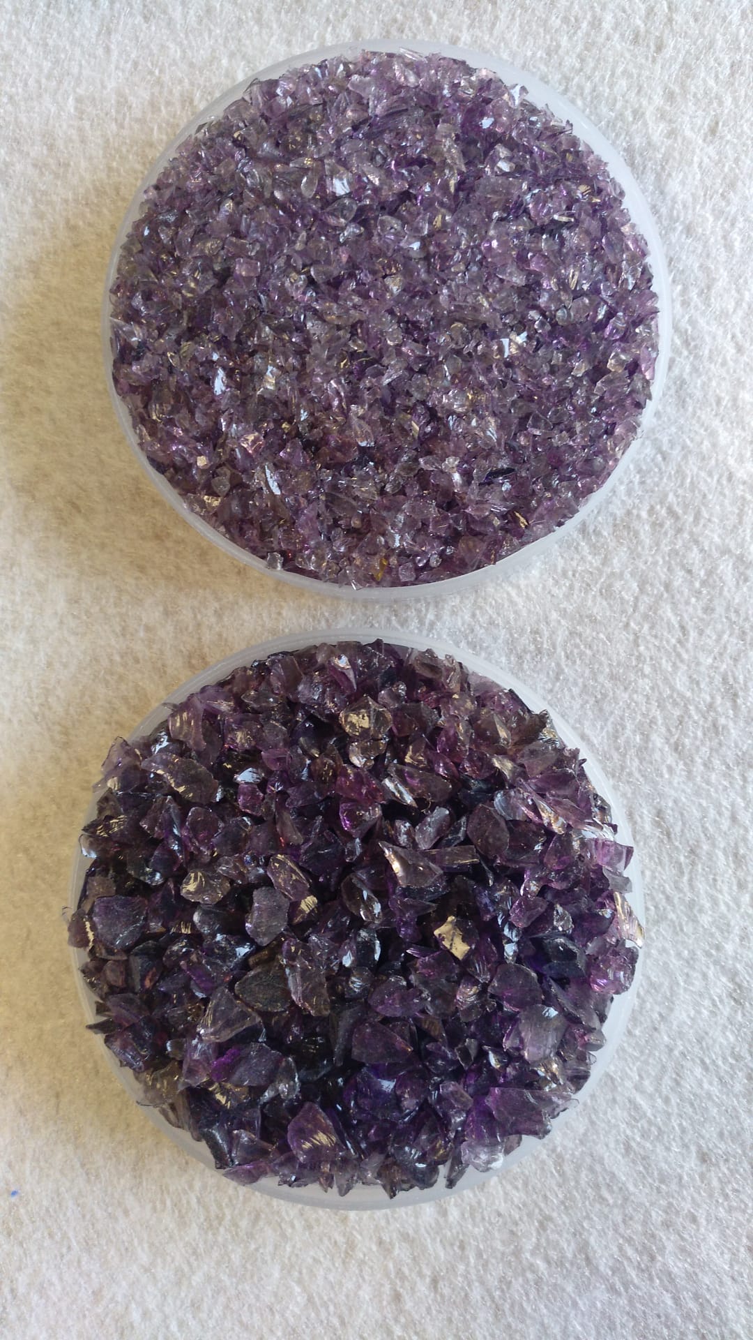 CRISTAL IMPORTACION LILA OSCURO | Elmolino